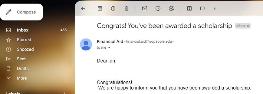 Blog - Ian Maloba | I got UoPeople Scholarship for CS Degree🎉